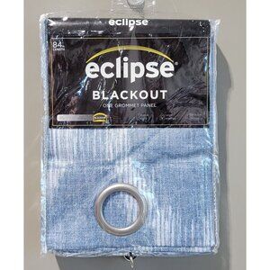 Eclipse | Accents | Eclipse Windsor Geo Blue Blackout Single Curtain Panel Grommet Hang 42 X 84 ...